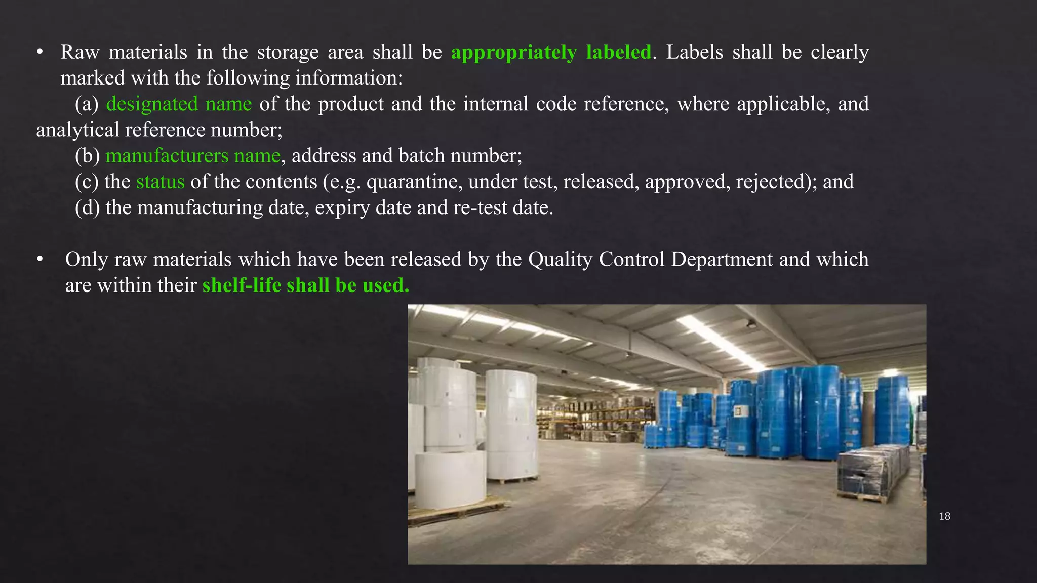 PHARMACEUTICAL PRODUCTION MANAGEMENT & INVENTORY CONTROL | PPTX