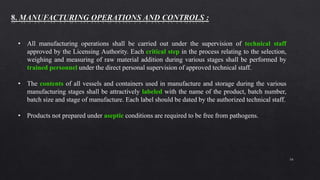 PHARMACEUTICAL PRODUCTION MANAGEMENT & INVENTORY CONTROL | PPTX