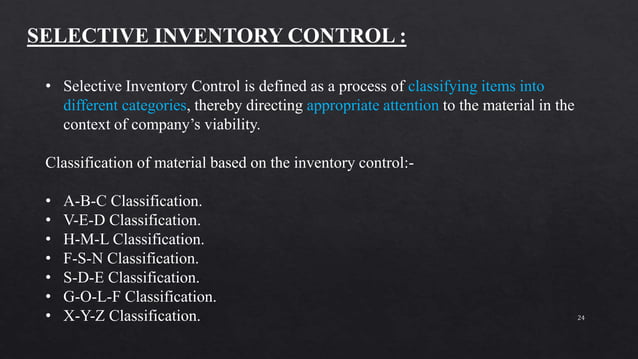 PHARMACEUTICAL PRODUCTION MANAGEMENT & INVENTORY CONTROL | PPTX ...