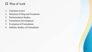 Formulation and Evaluation of immediate release tablet in treatment of ...