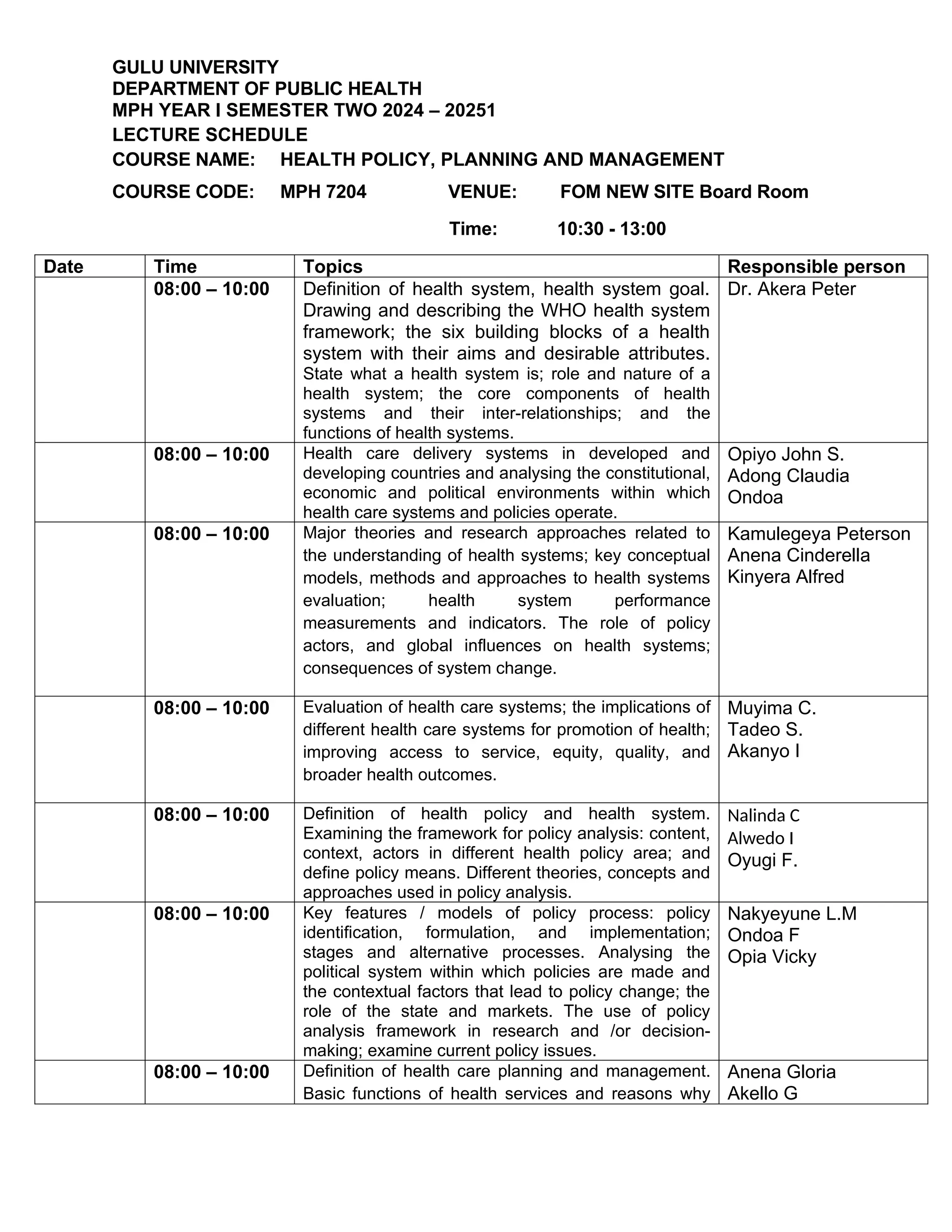 MPH 7204 HEALTH POLICY, PLANNING AND MANAGEMENT_2024-2025 (1).doc