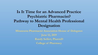 MPhAHODMentalHealth Mental Health Professional Designation in Minnesota ...