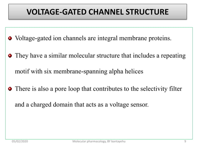 voltage gated ion channel | PPTX