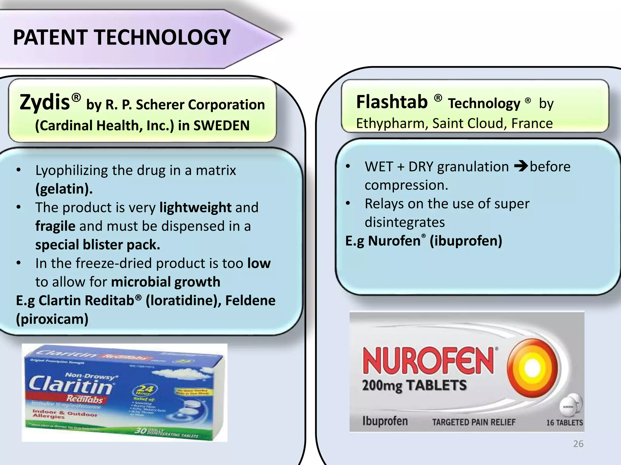 ORAL DISINTEGRATION / DISPERSIBLE TABLET | PPTX