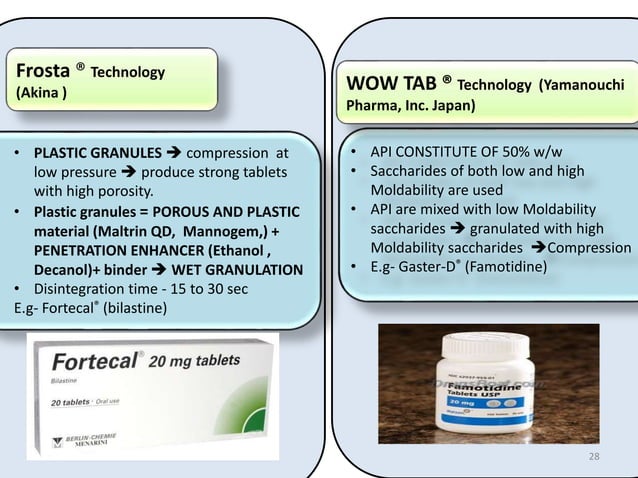 ORAL DISINTEGRATION / DISPERSIBLE TABLET | PPTX | Chemistry | Science