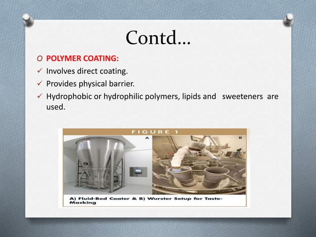 M pharm taste masking techniques | PPT