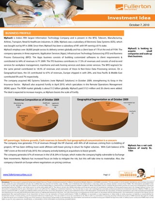 MPHASIS LIMITED : HOLD | PDF