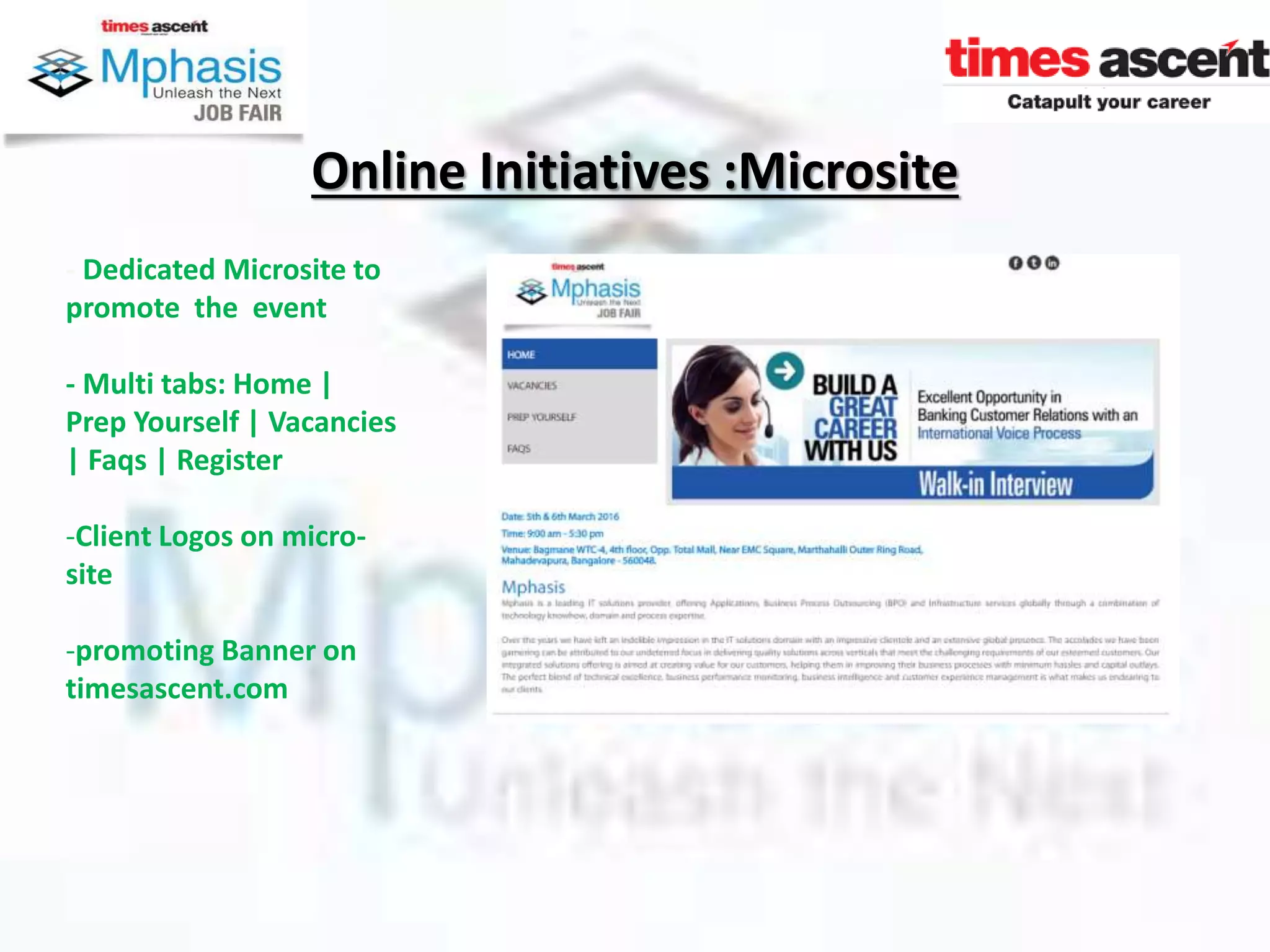 Mphasis bangalore march | PPTX