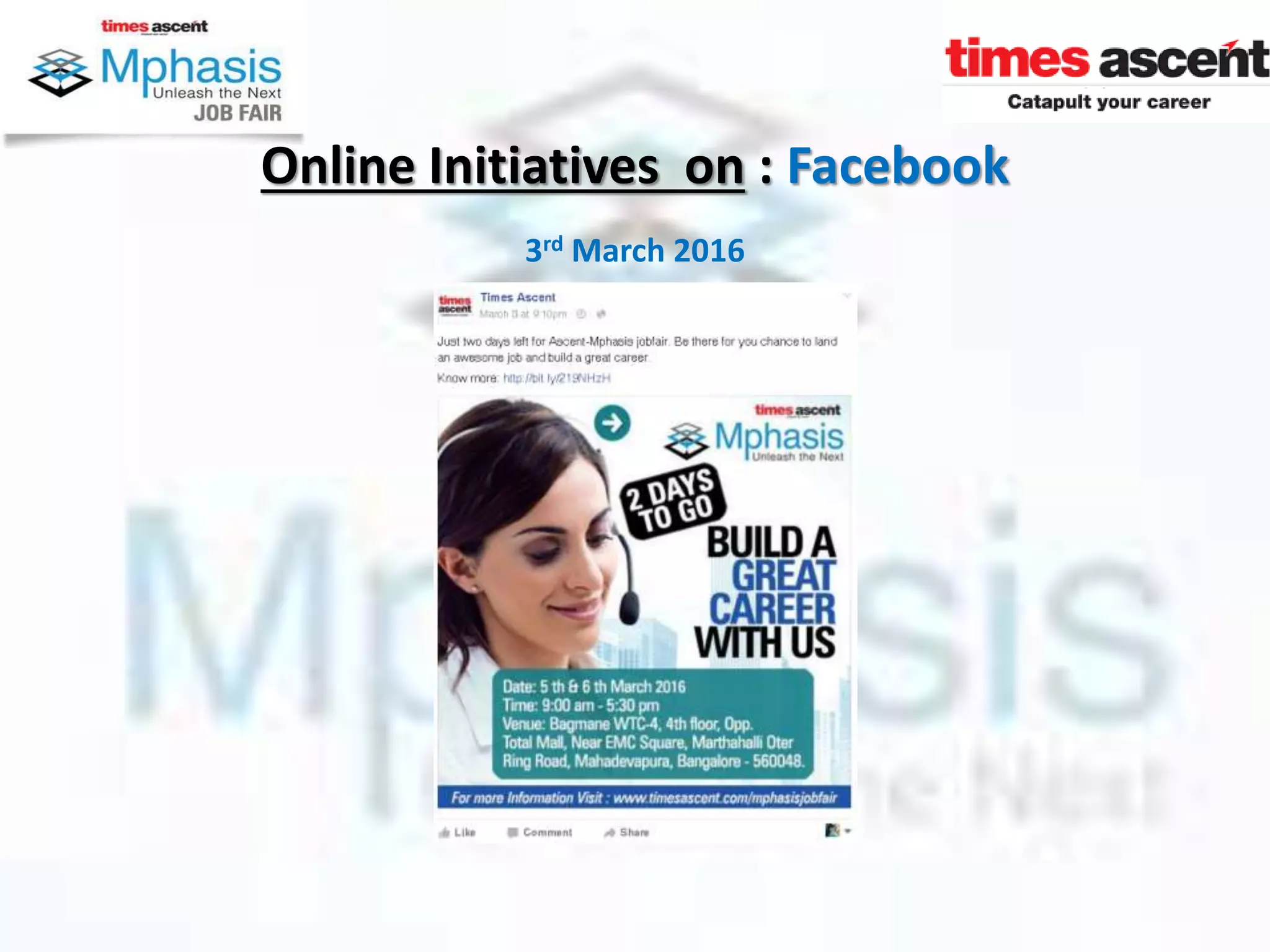 Mphasis bangalore march | PPTX