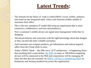 SMAC | PPTX | Cloud Computing | Internet
