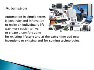 Automation | PPT