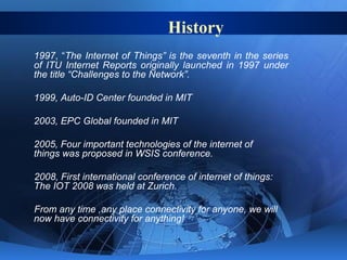 Mphasis ppt on internet of things for internship | PPT
