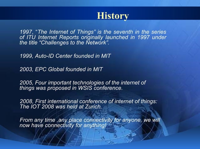 Mphasis ppt on internet of things for internship | PPT