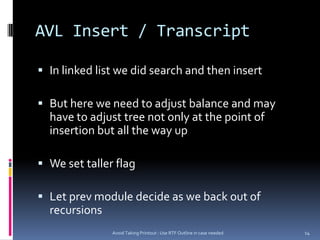 Data Structures : AVL Trees | PPT