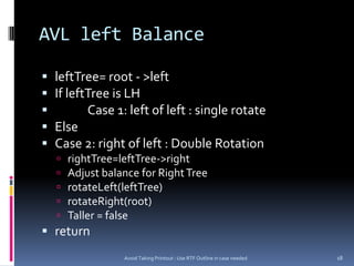 Data Structures : AVL Trees | PPT