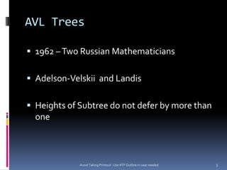 Data Structures : AVL Trees | PPT