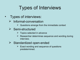 qualitative research | PPT | Science
