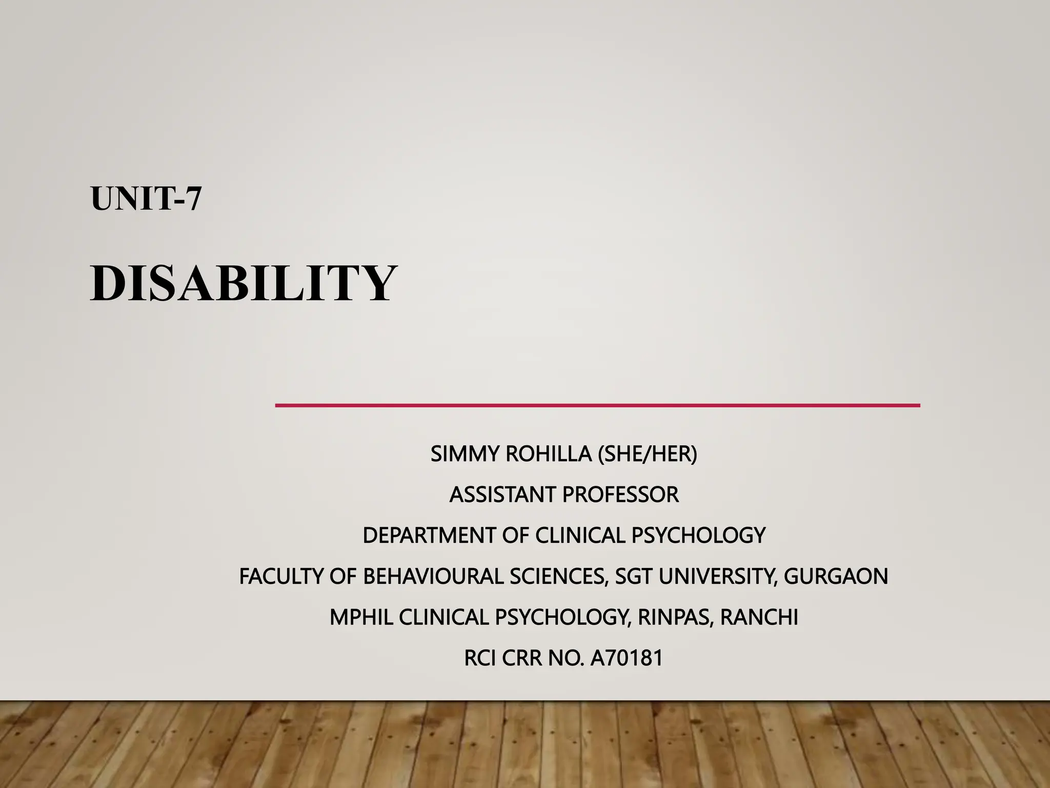 Disability, explains clear understanding of definitions and laws around ...