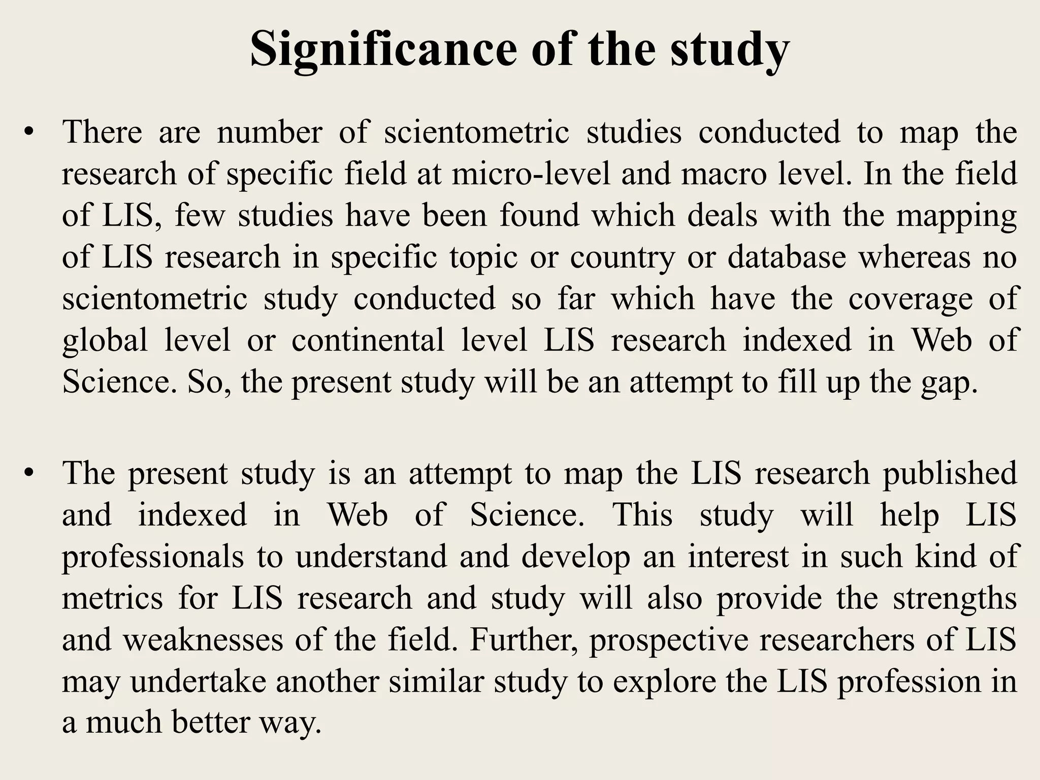 Scientometric Mapping of Library and Information Science in Web of ...