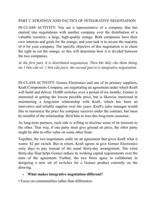 Fundamentals of negotiation and conflict management | DOCX | Sales ...