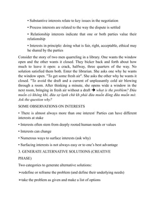 Fundamentals of negotiation and conflict management | DOCX