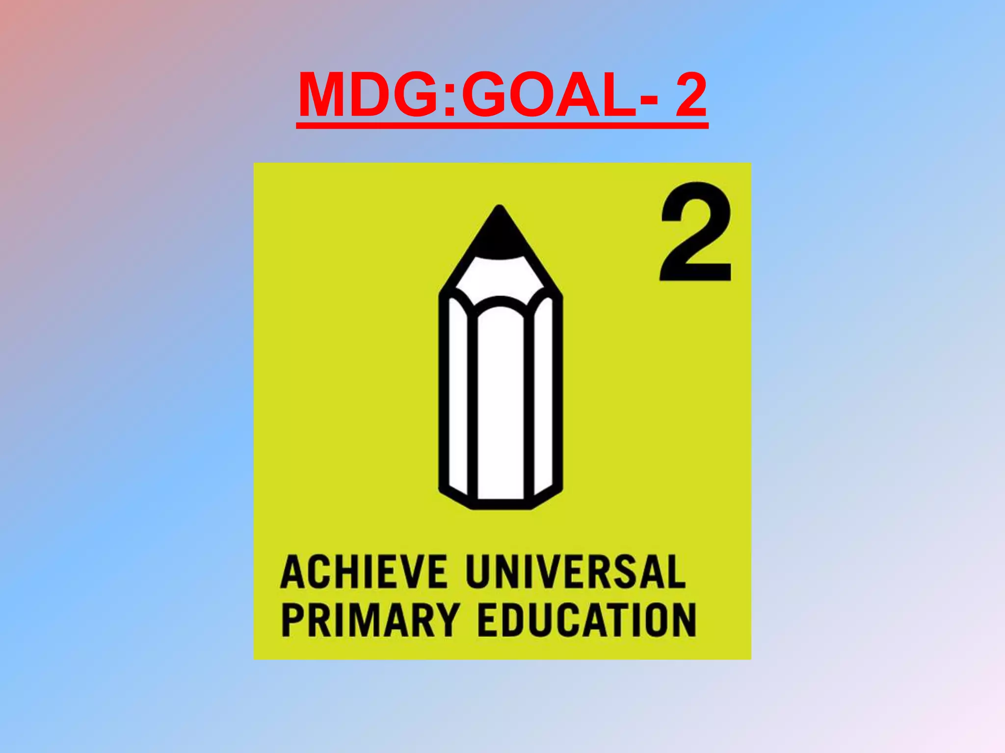 the millennium development goals (mdg's) | PPTX