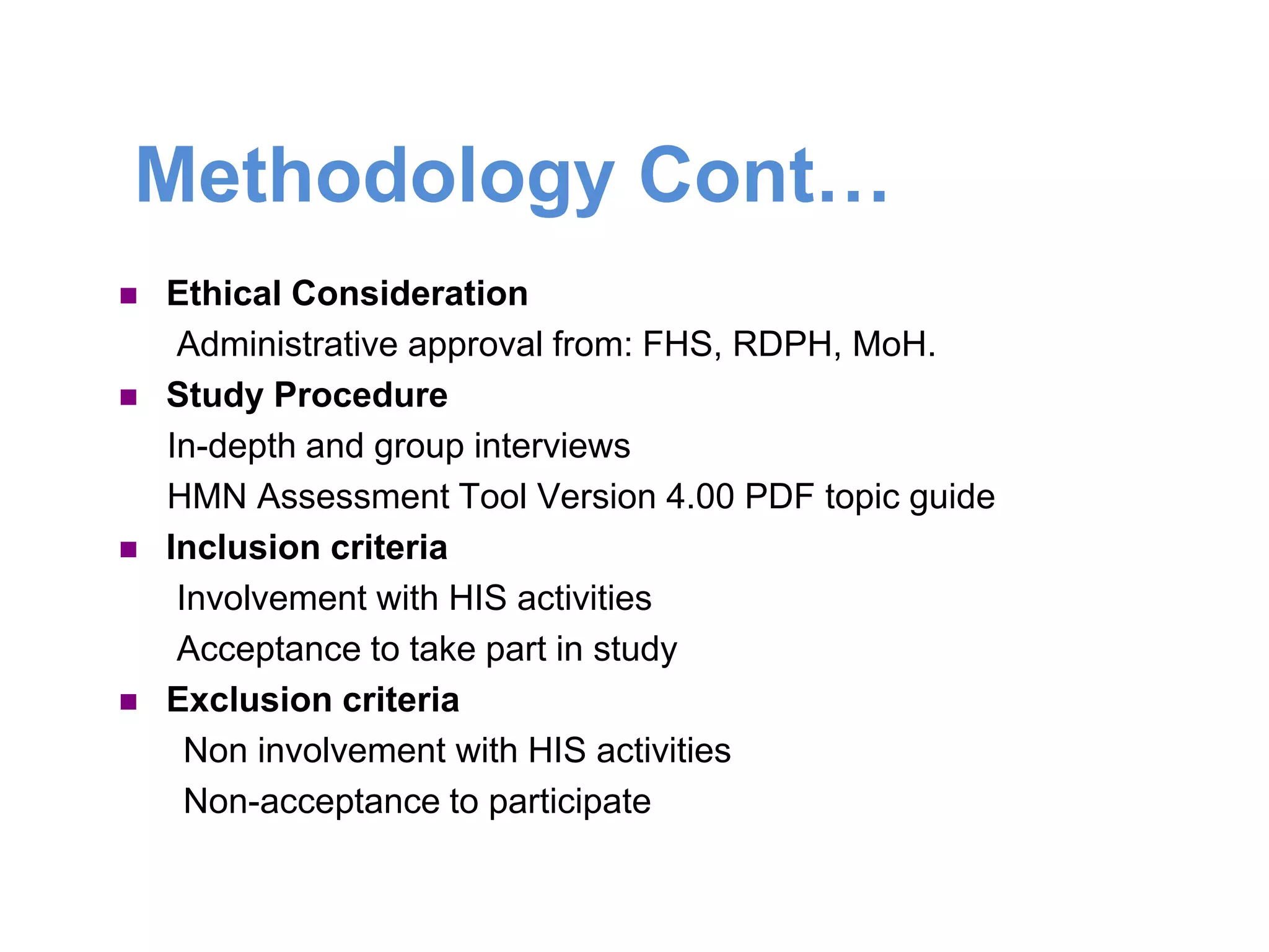 Mph thesis slides | PPTX