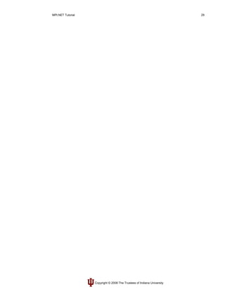 Mpi.net tutorial | DOC