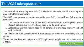 MICROPROCESSOR AND INTERFACING | PPTX
