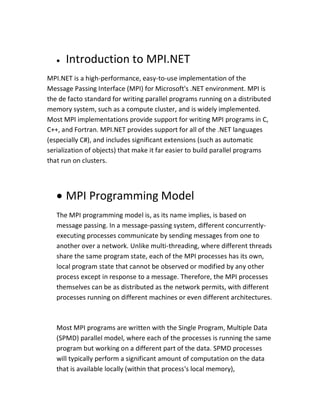Mpi.net running wizard | PDF | Operating Systems | Computer Software and Applications