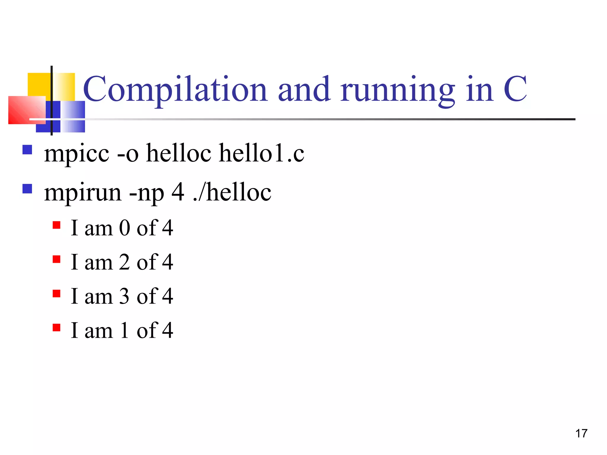 Introduction to MPI | PPT