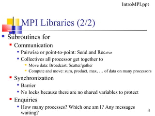 Introduction to MPI | PPT