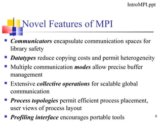 Introduction to MPI | PPT