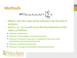 Mpi and supply analysis wheat course 270912 | PPT