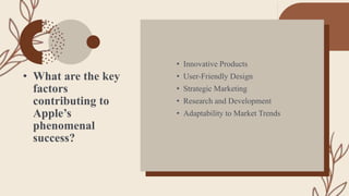 Case of Apple following the Marketing lecture | PPT