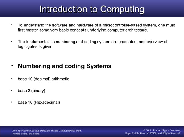 AVR_ Microcontroller_Muhammad Ali_Mazidi_AVR_Lecture1_Fall2023 | PPT AVR_ Microcontroller_Muhammad Ali_Mazidi_AVR_Lecture1_Fall2023 | PPT