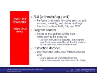 AVR_ Microcontroller_Muhammad Ali_Mazidi_AVR_Lecture1_Fall2023 | PPT