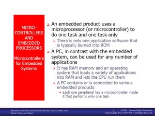 AVR_ Microcontroller_Muhammad Ali_Mazidi_AVR_Lecture2_Fall2023 | PPT