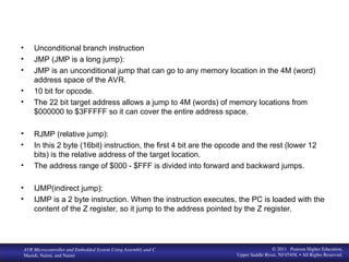 AVR_ Microcontroller_Muhammad Ali_Mazidi_AVR_Lecture4_Fall2023 | PPT
