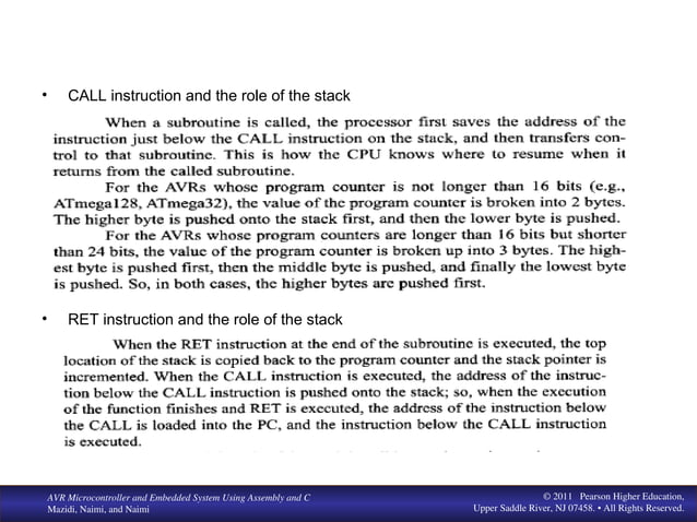AVR_ Microcontroller_Muhammad Ali_Mazidi_AVR_Lecture4_Fall2023 | PPT