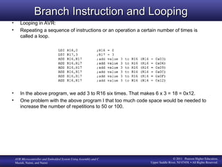 AVR_ Microcontroller_Muhammad Ali_Mazidi_AVR_Lecture4_Fall2023 | PPT