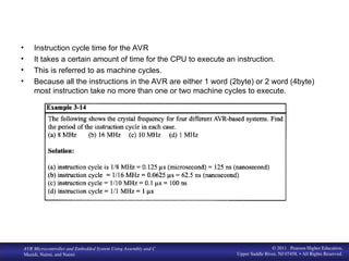AVR_ Microcontroller_Muhammad Ali_Mazidi_AVR_Lecture4_Fall2023 | PPT