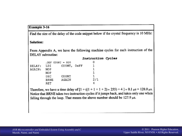 AVR_ Microcontroller_Muhammad Ali_Mazidi_AVR_Lecture4_Fall2023 | PPT