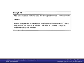 AVR_ Microcontroller_Muhammad Ali_Mazidi_AVR_Lecture4_Fall2023 | PPT