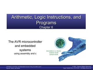 AVR_ Microcontroller_Muhammad Ali_Mazidi_AVR_Lecture6_Fall2023 | PPT