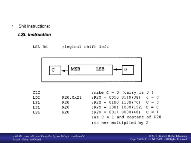 AVR_ Microcontroller_Muhammad Ali_Mazidi_AVR_Lecture6_Fall2023 | PPT