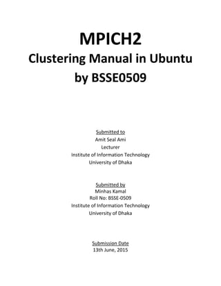 Complete MPICH2 Clustering Manual in Ubuntu | PDF