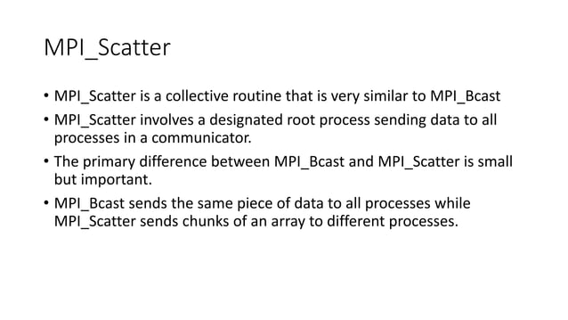 Mpi Collective Communication Operations Ppt 
