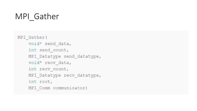 Mpi Collective Communication Operations Pptx Computing Technology And Computing