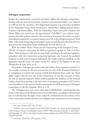 Evolution of Schengen: an Example of Enhanced Cooperation and ...